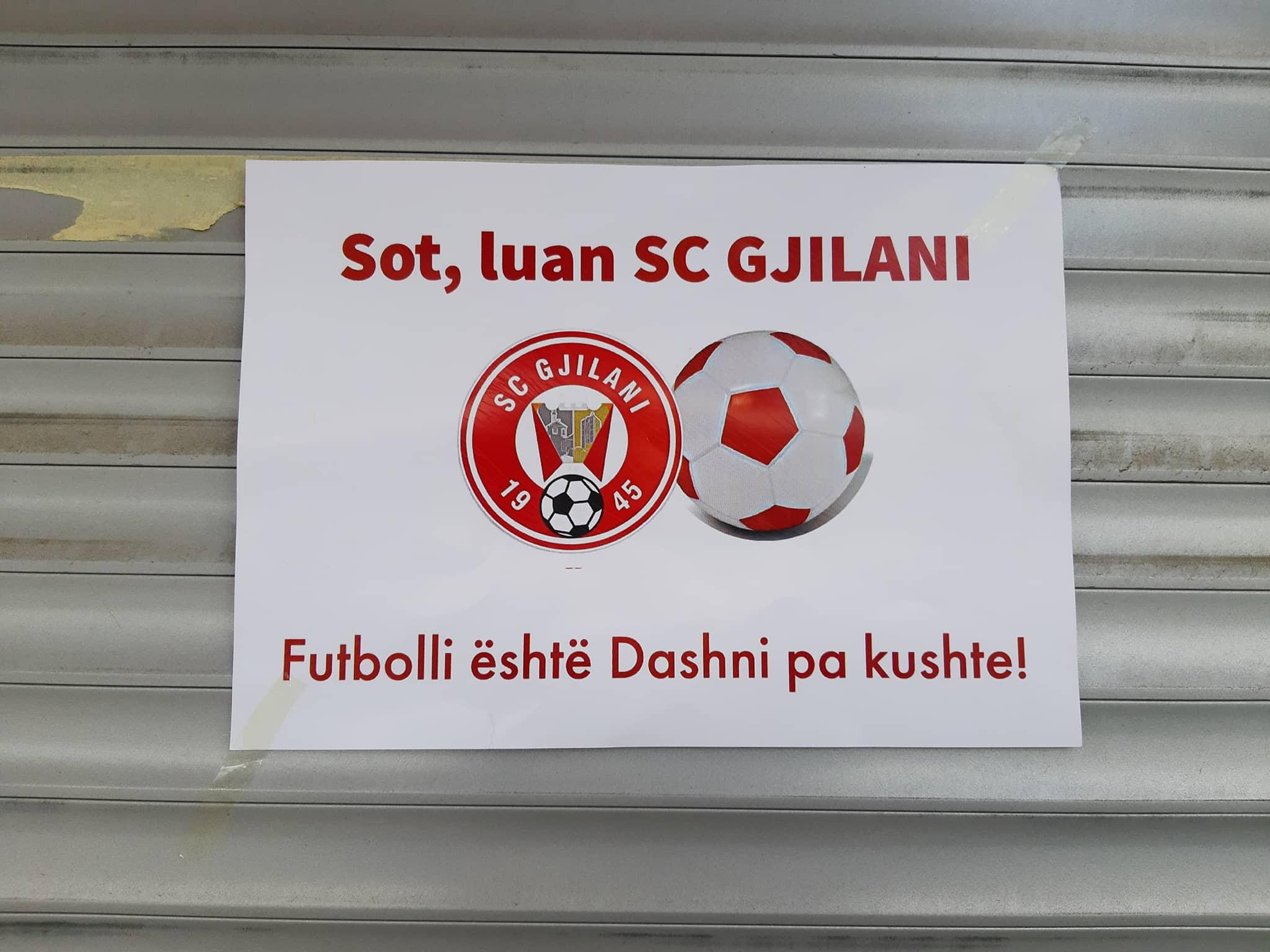Mbyllen lokalet në Gjilan: "Sot luan SC Gjilani, futbolli është dashni ...