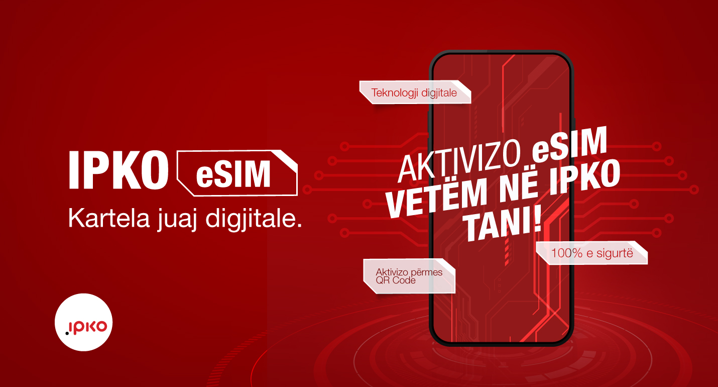 IPKO lanson eSIM në Kosovë SIM kartën digjitale të integruar në paisjen tuaj Smart - GazetaBlic