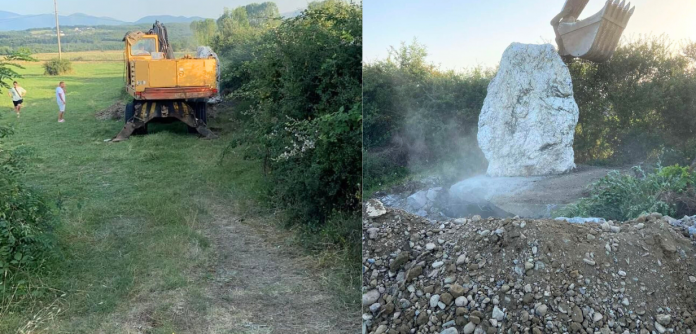 Nipi i Nanës Pashkë: Pronari i tokës e hoqi gurin se tha po doni me ba ...