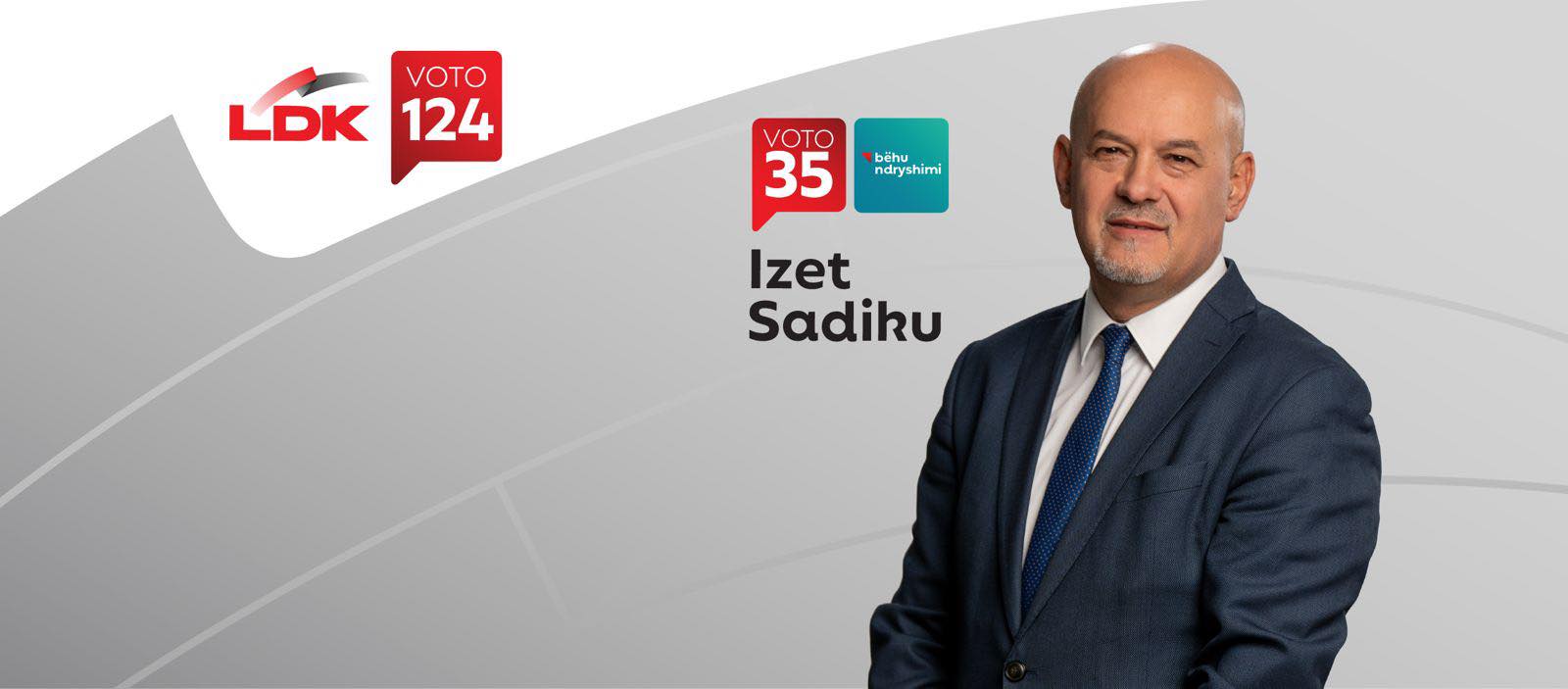 Izet Sadiku falenderon Matoshin për vlerësimin dhe përkrahjen - GazetaBlic