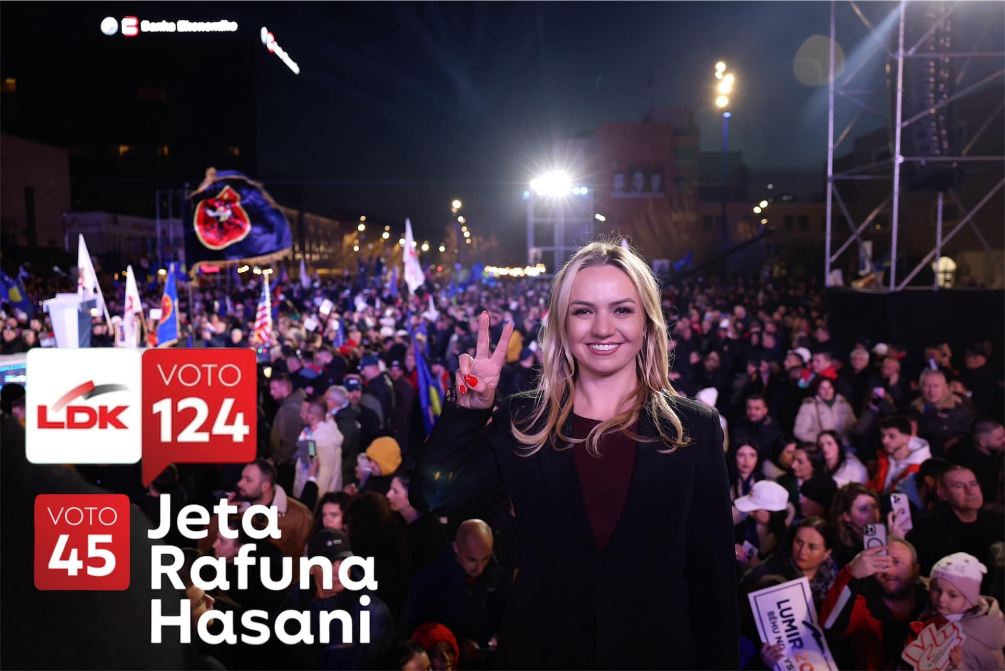 Jeta Rafuna: Sonte vulosëm rikthimin e madh të Lidhjes Demokratike të ...